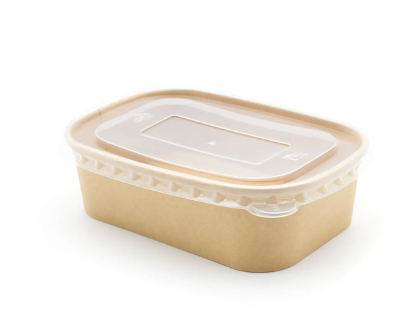 650ml Kraft Paper Containers | Leak-Proof | 300pcs – RebornPackaging