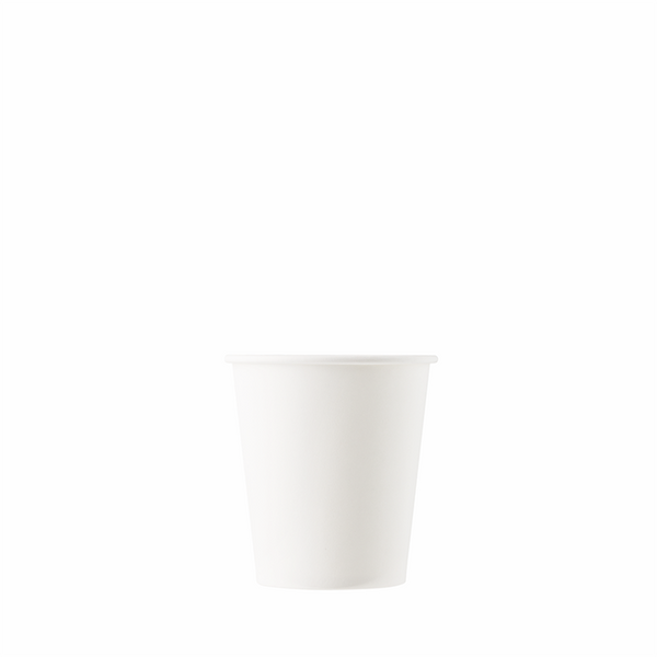 8oz Single Wall White Paper Cups, 1000pcs – RebornPackaging