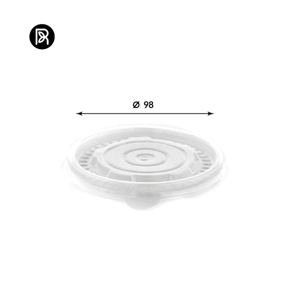 PP Lid 97mm Online | Fits 16oz Soup Containers | 500pcs – RebornPackaging