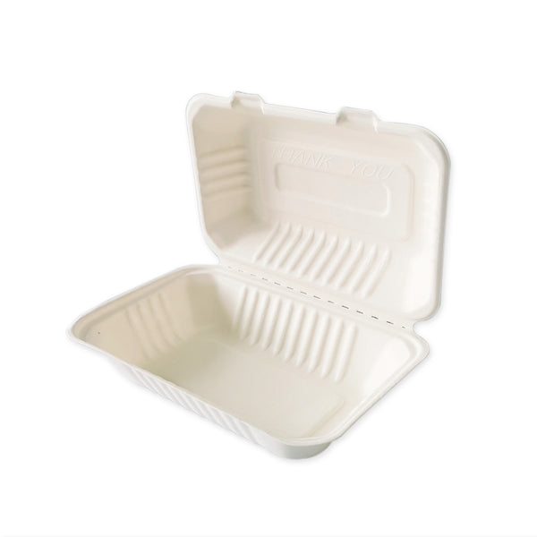 HB10 Biodegradable Takeaway Box | 9x6 Inch | 250pcs – RebornPackaging